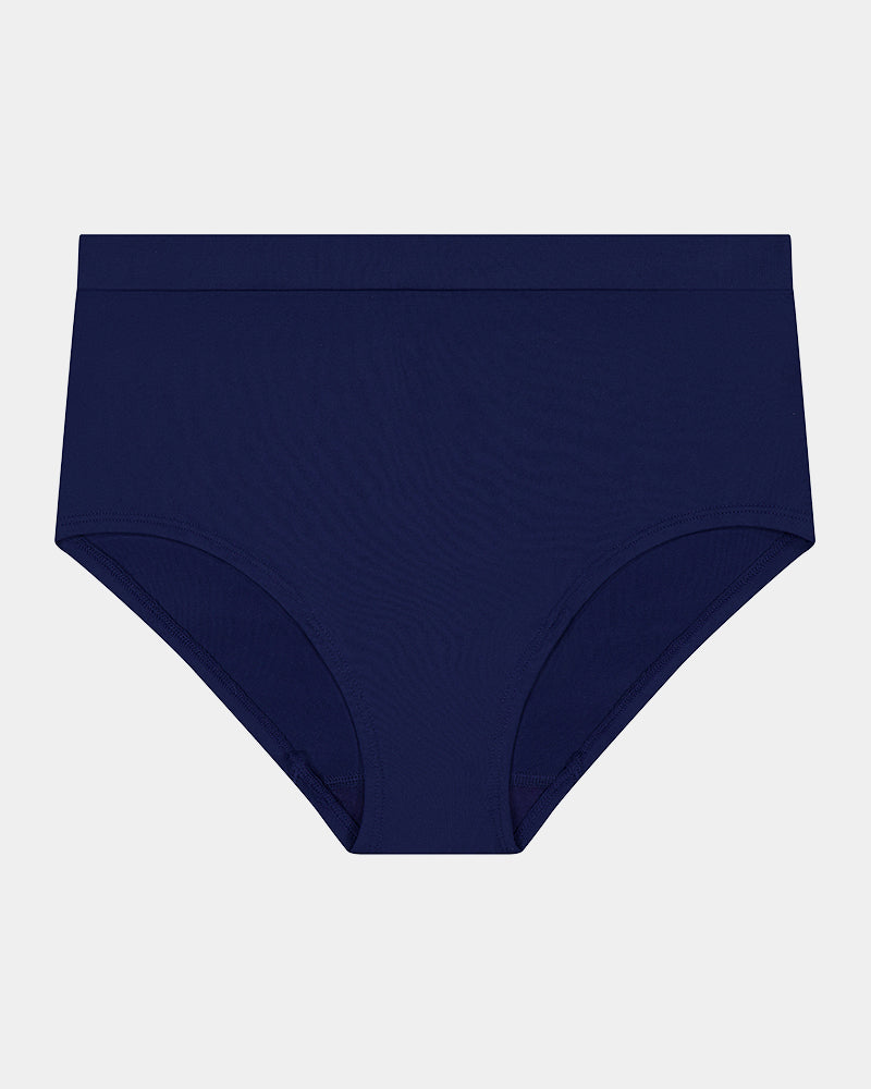 Bendon Seamless Soft Full Brief in Blue | Bendon Lingerie