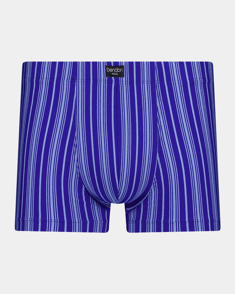 Bendon Man Cotton Stretch Mens Trunk Blue | Bendon Lingerie