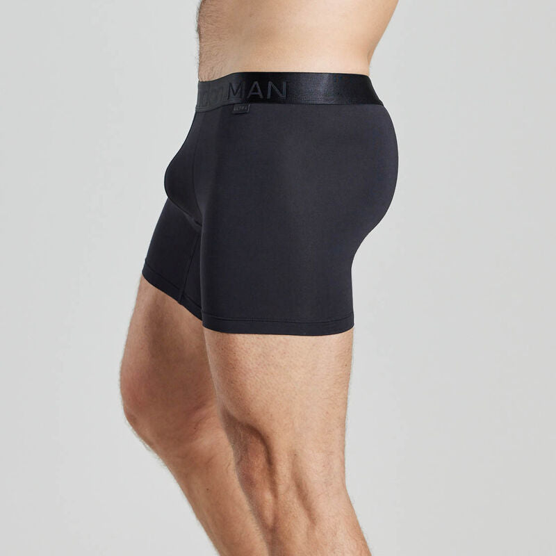 Bendon Man Bamboo Mens Trunk in Black | Bendon Lingerie